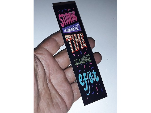 Obeleživač stranica, Bookmarker. 15 x 4 cm.