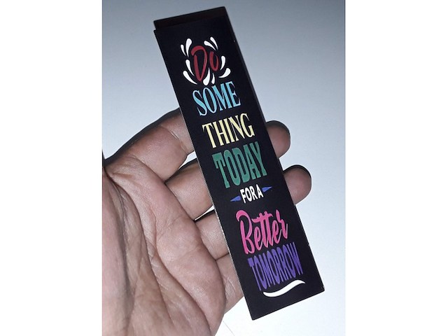 Obeleživač stranica, Bookmarker. 15 x 4 cm.