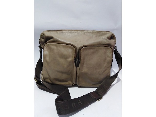HUGO BOSS kožna,original torba prirodna100%koža,nt47