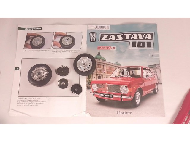 Zastava 101 Hachette broj 3 - Prednji točak