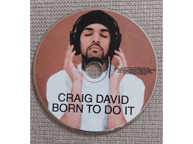 Craig David Born to do it