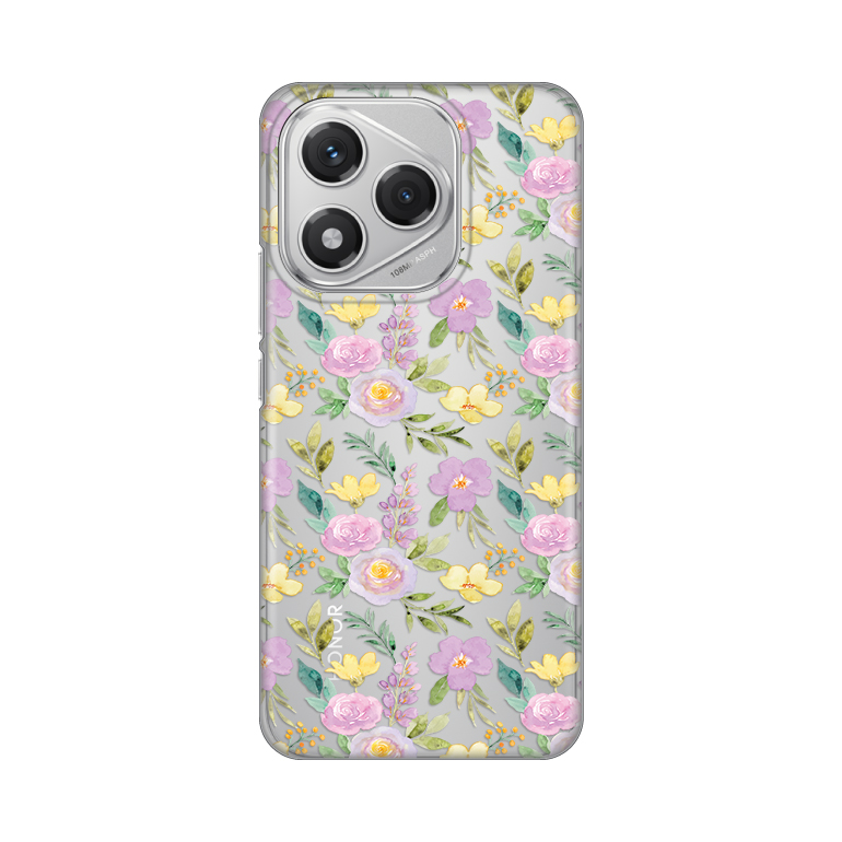 Zastitna ultra tanka (skin) maska / futrola PRINT - Huawei Honor 400 Lite Soft Flowers