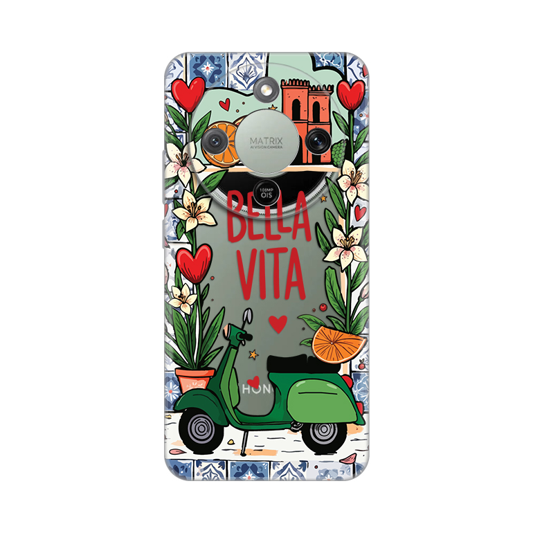 Zastitna ultra tanka (skin) maska / futrola PRINT - Huawei Honor Magic 8 Lite Bella Vita