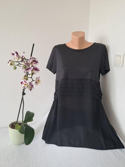 PENNYBLACK tiered crna bluza-tunika vel M