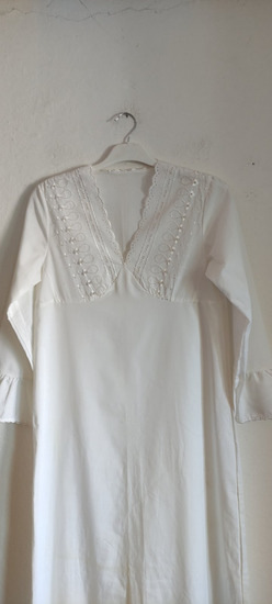 NOVA Vintage duga vezena spavaćica M/L