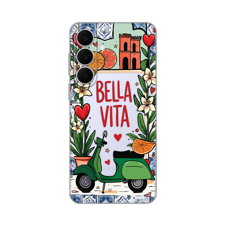 Zastitna ultra tanka (skin) maska / futrola PRINT - Samsung S731B Galaxy S25 Fe Bella Vita