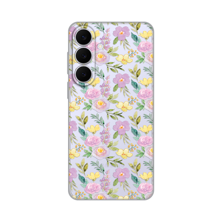 Zastitna ultra tanka (skin) maska / futrola PRINT - Samsung S731B Galaxy S25 Fe Soft Flowers