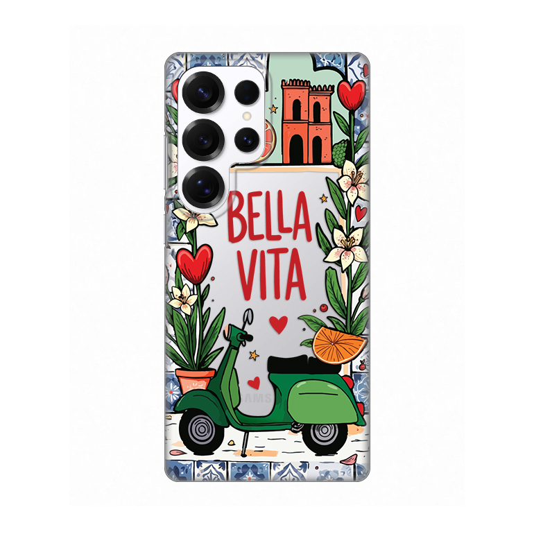 Zastitna ultra tanka (skin) maska / futrola PRINT - Samsung S938 Galaxy S25 Ultra Bella Vita