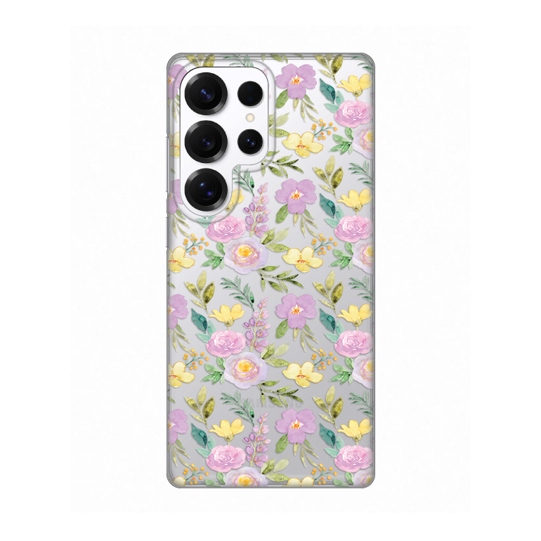 Zastitna ultra tanka (skin) maska / futrola PRINT - Samsung S938 Galaxy S25 Ultra Soft Flowers