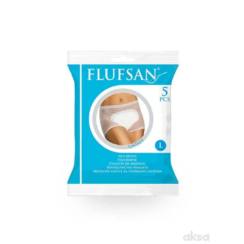 Flufsan higijenske mrežaste gaćice L braon A5