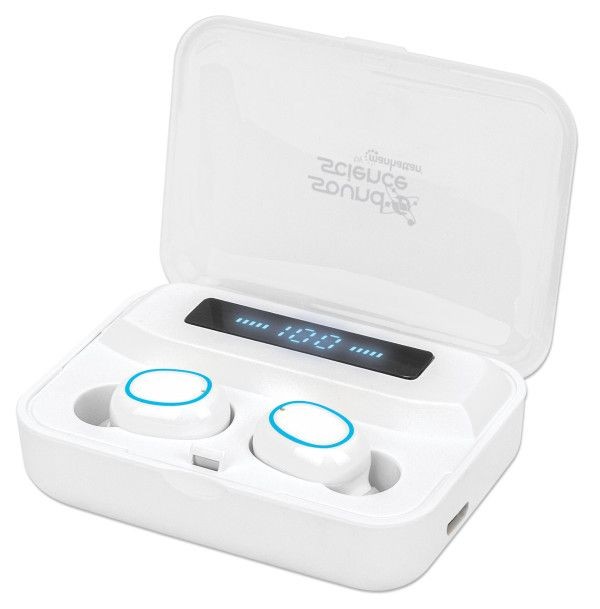 Manhattan TWS 180399 Bluetooth 5.0 bele slušalice