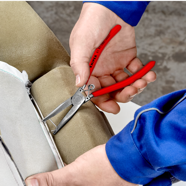 Knipex – Tapetarska klešta za tapaciranje – 91 91 180