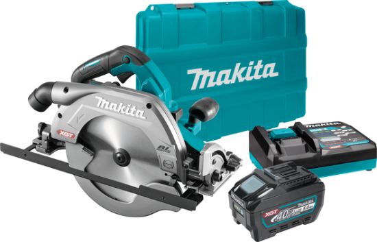 Akumulatorska kružna testera-cirkular Makita HS009GT201; 40V XGT; 2x5,0 Ah + kofer