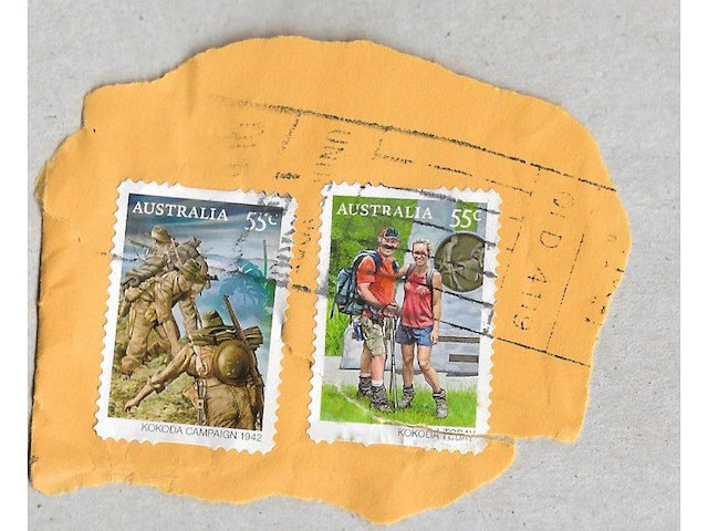 (M) markica 2010 Australija 55c  Kokoda Campaign
