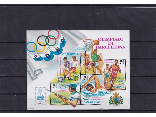 San Marino 1992 Sport