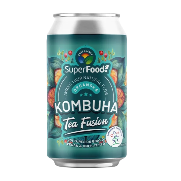 Organska kombuha Tea Fusion 330 ml