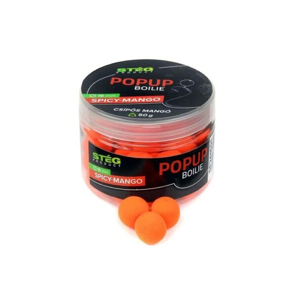 STEG Pop Up Boilies 16mm 50g Spicy-Mango (SP241601)