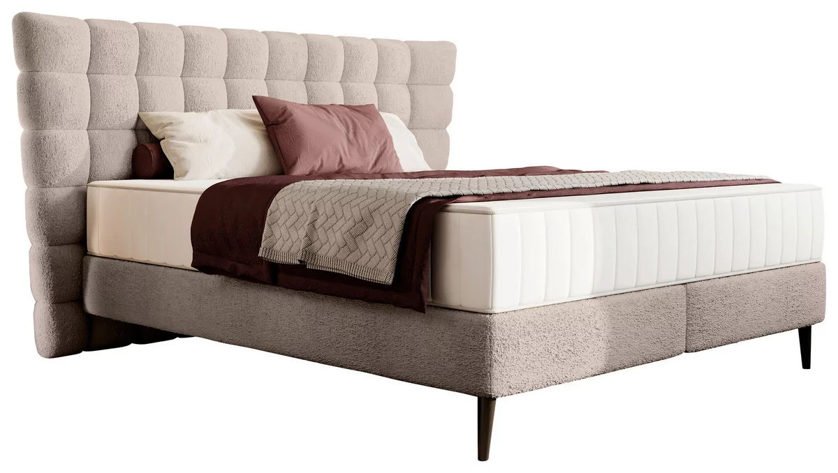 BOXSPRING KREVET 180/200 cm sivobraon