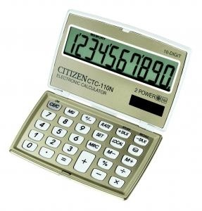 Džepni kalkulator na preklop Citizen CTC-110,10 cifara krem Citizen