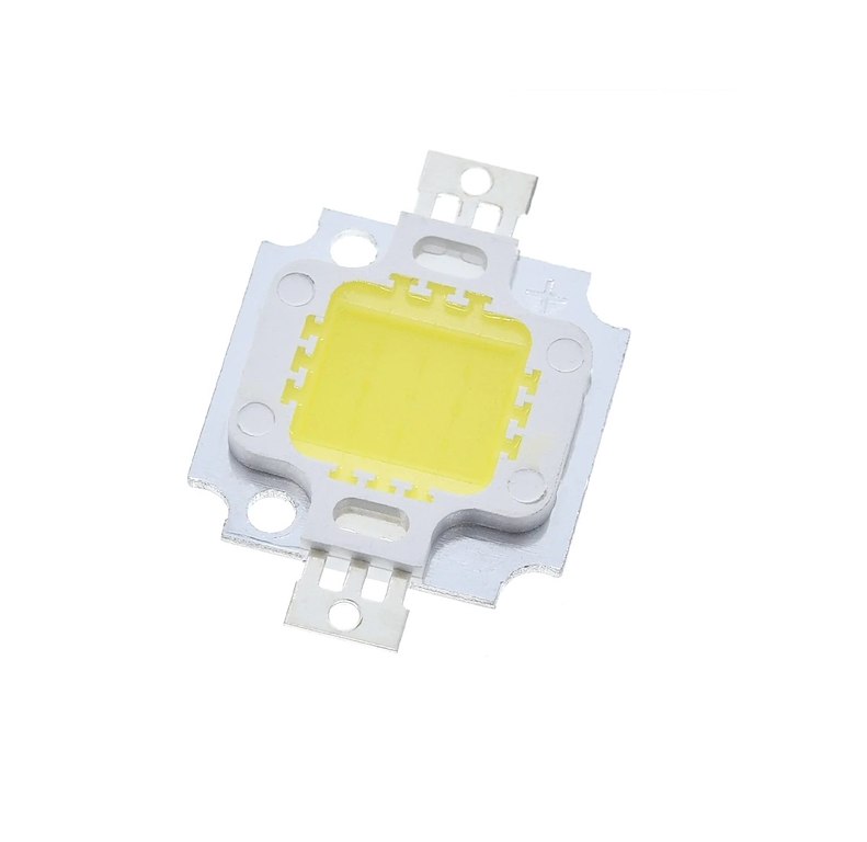 LED Čip COB 10W Hladno Bela 6000K za Reflektor (9-12V DC)