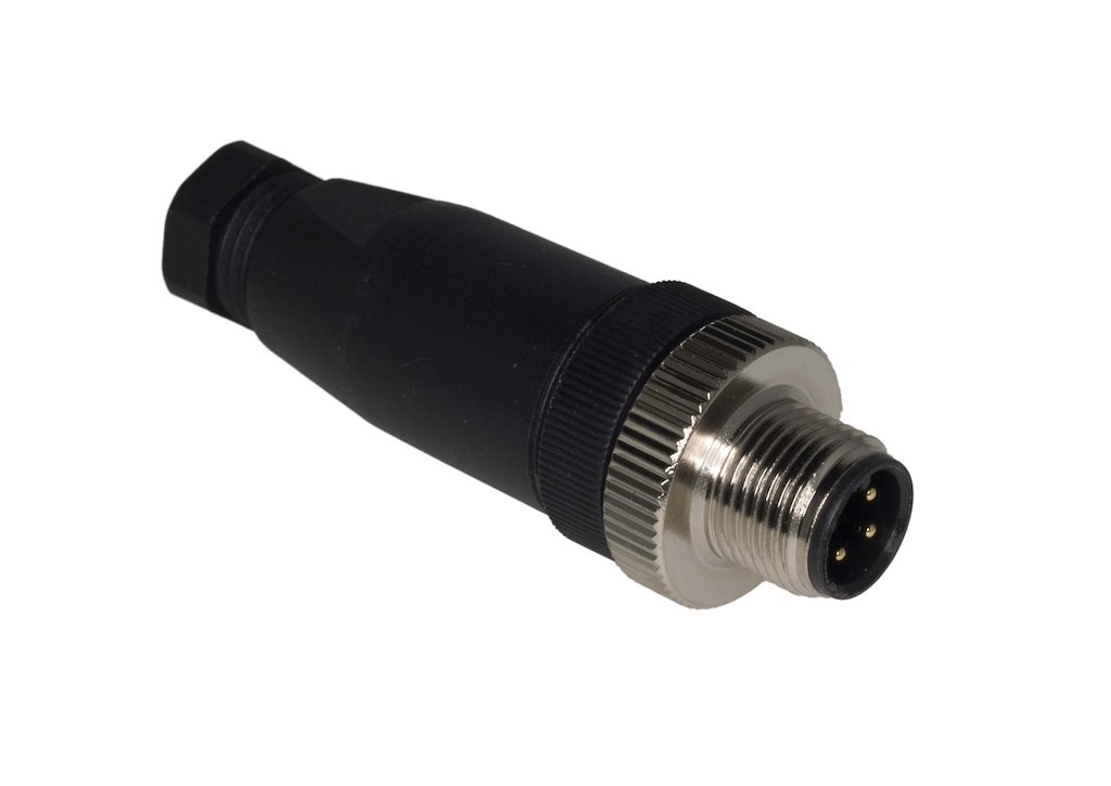 M12 Industrijski Konektor Muški 3-pinski PG7 4A/250V