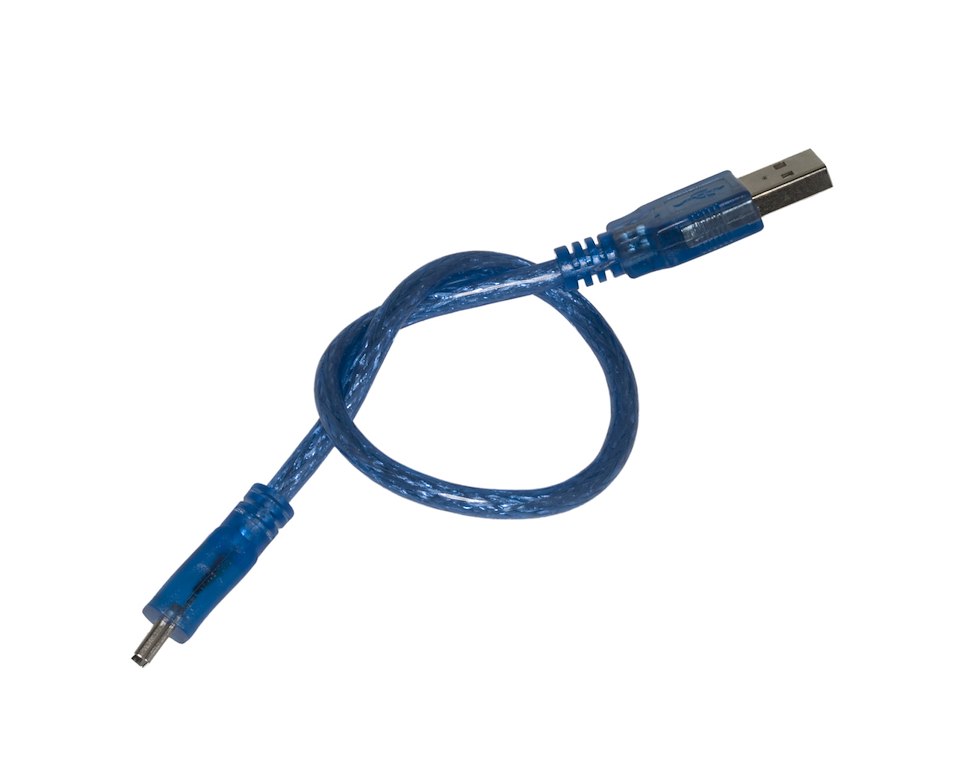 Kabl USB Mini na USB A 30cm - Plavi (za Arduino Nano)