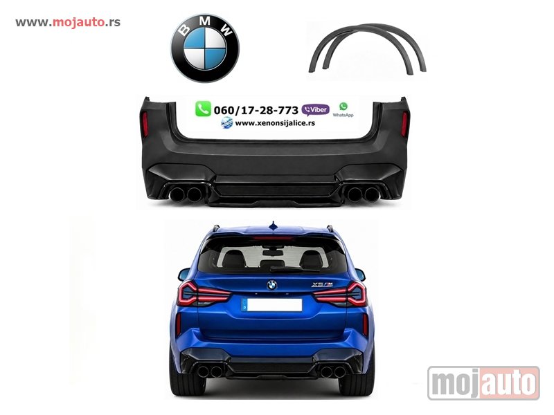 Bmw x3 g01 22-24 m bodi body kit zadnji