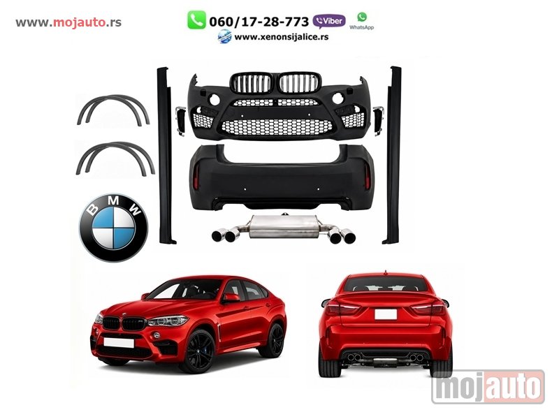 Bmw x6 f16 14-19 m bodi body kit