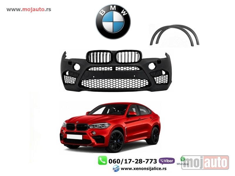 Bmw x6 f16 14-19 m bodi body kit prednji