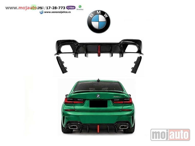 Bmw 3 g20 19-22 difuzor m led