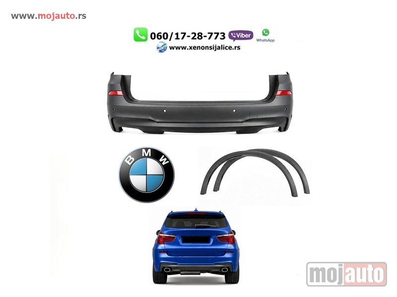 Bmw x3 f25 11-14 m bodi body kit zadnji
