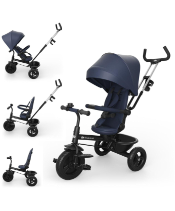 Kinderkraft Aston 2 Plus tricikl za decu 6 u 1 Navy Blue