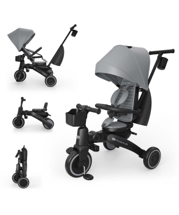 Kinderkraft Jazz 3 tricikl za decu Grey