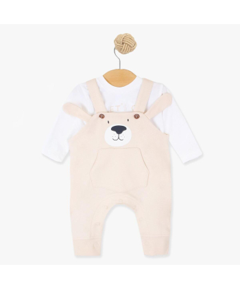 Just Kiddin Baby set odeće za dečake 2 u 1 veličina 62 Born to Fly Bež 17002235