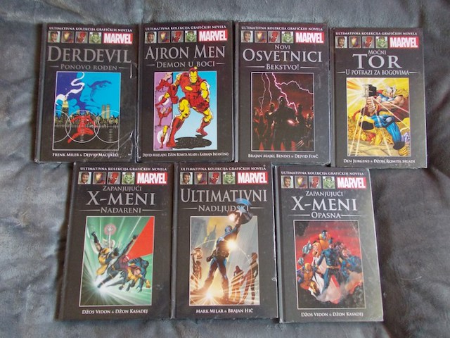 Marvelove grafičke novele - 7 kom.