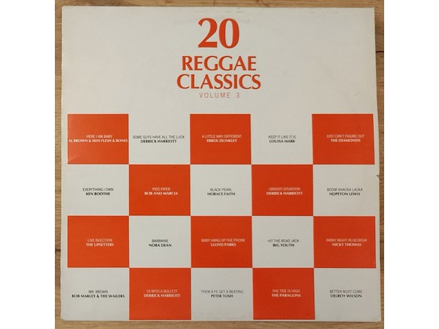 V/A - 20 Reggae Classics Vol 3 (Bob Marley, Peter Tosh)