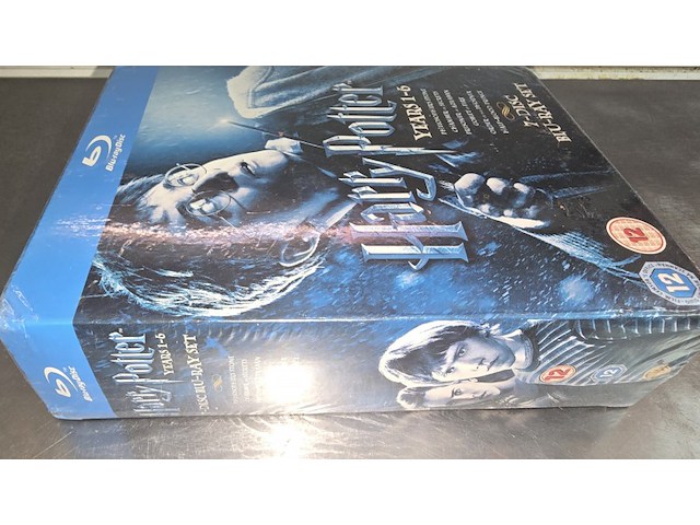 Harry Potter, years 1-6, 7Blu-ray-a box set , NOVO !!