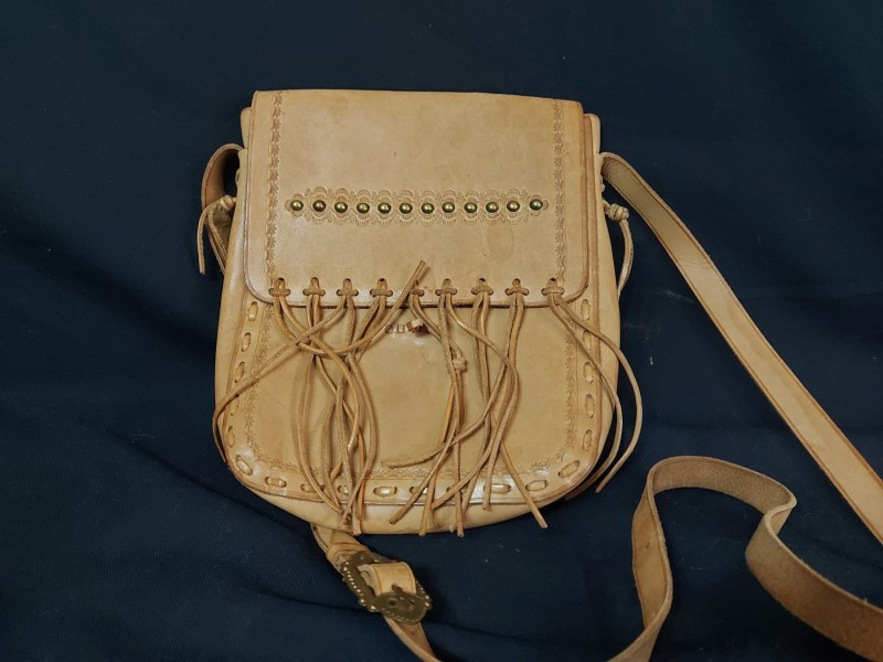 Retro kozna torba