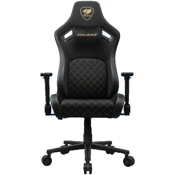 COUGAR DEFENSOR Gold F Gaming chair, Black Gold ( CGR-DFF-GLB )