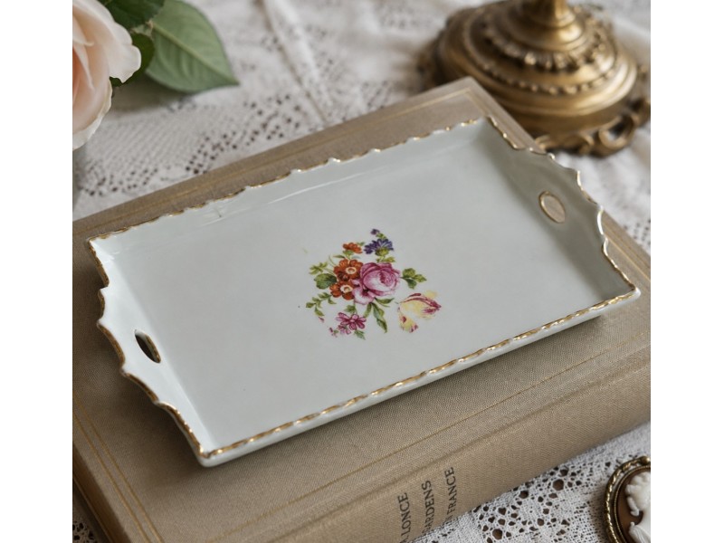 Antikvarni mini porcelanski posluzavnik
