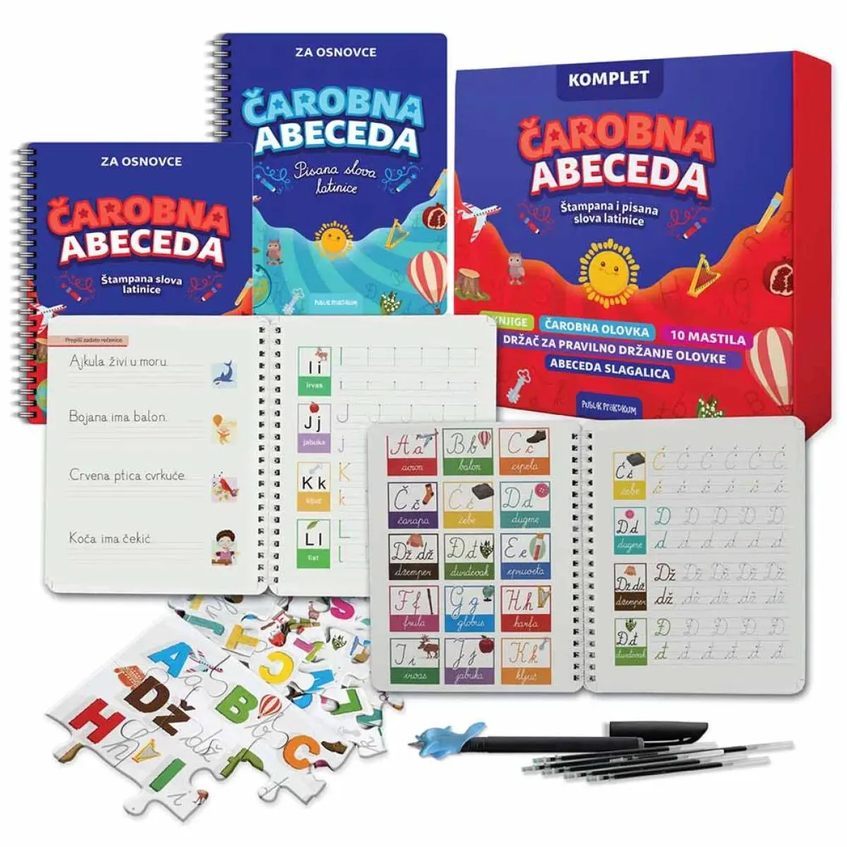 ČAROBNA ABECEDA - KOMPLET