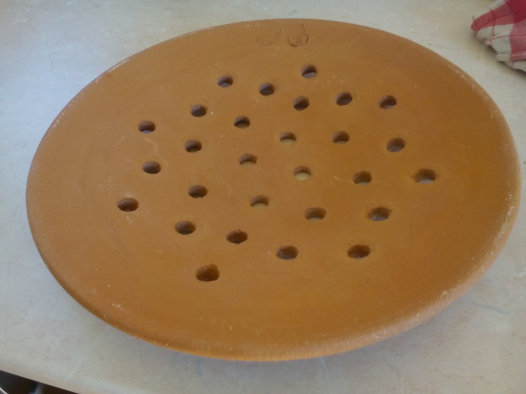 Zemljana Tanjirača Bušena / za pizzu 42 cm