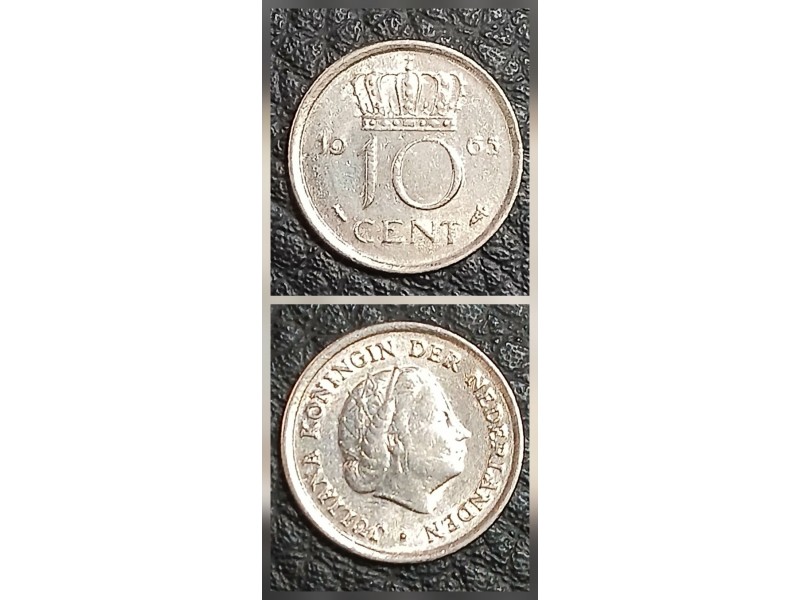 Holandija 10 Cent 1965 god.