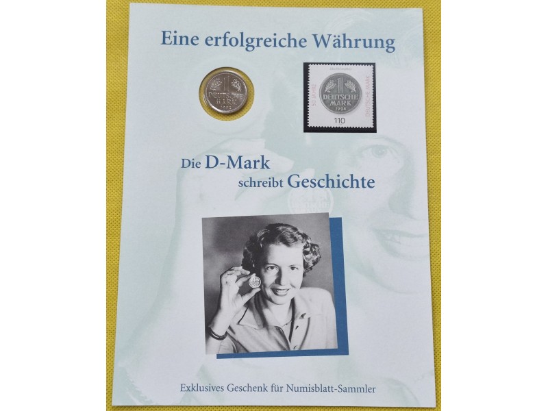 Nemačka 1998. NUMISBLATT: Nemačka marka piše istoriju