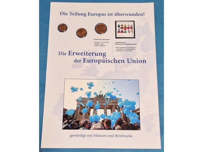Nemačka 2004. Proširenje EU, kovanice, NUMISBLATT