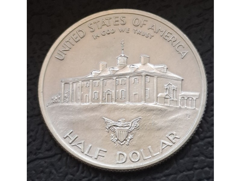 1|2 dolara 1982. UNC, Srebro 12,5 gr