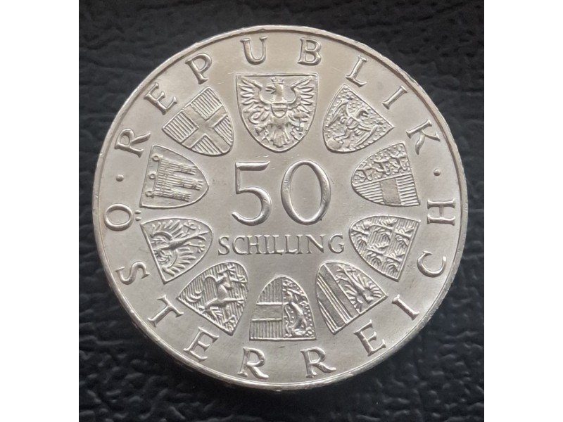 50 šilinga 1970. Srebro 20 gr