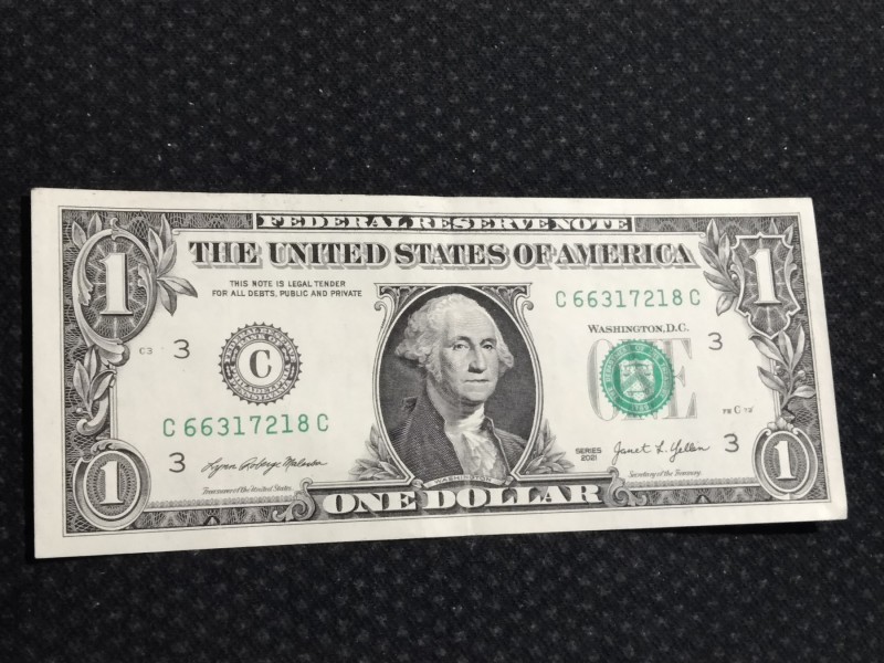 1 dolar 2021 SAD