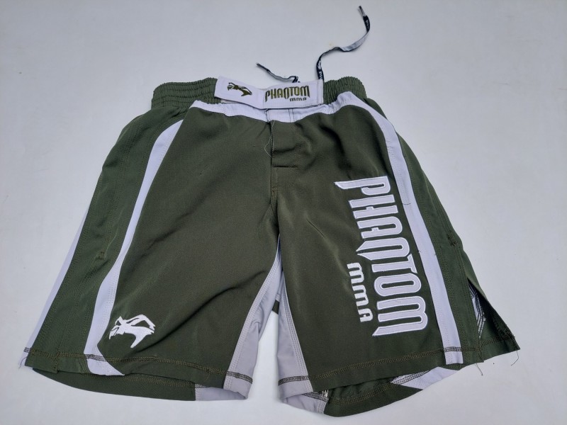Fight Shorts "Shadow" Army White| PHANTOM MMA