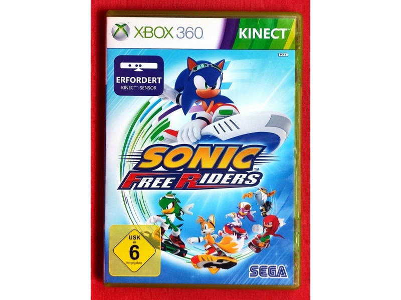 S O N I C Free Raiders - Kinect igra - XBox 360